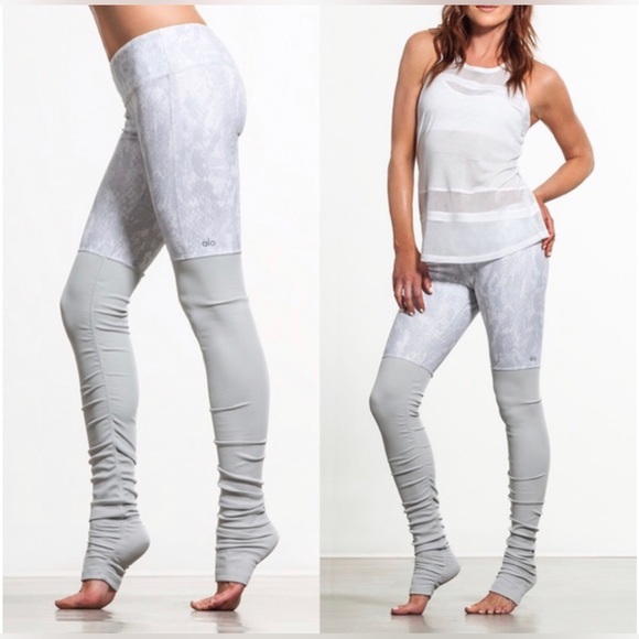 ALO Yoga | Pants & Jumpsuits | Alo Yoga Vapor Python Goddess Ribbed ...